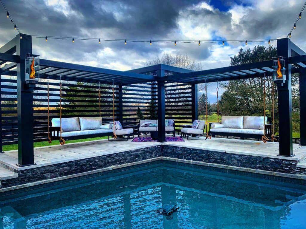Custom Aluminum Pergola Build – C.E. Pontz Sons